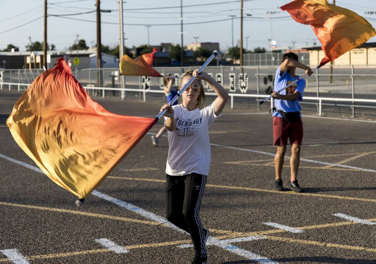 Color guard is hard but rewarding work