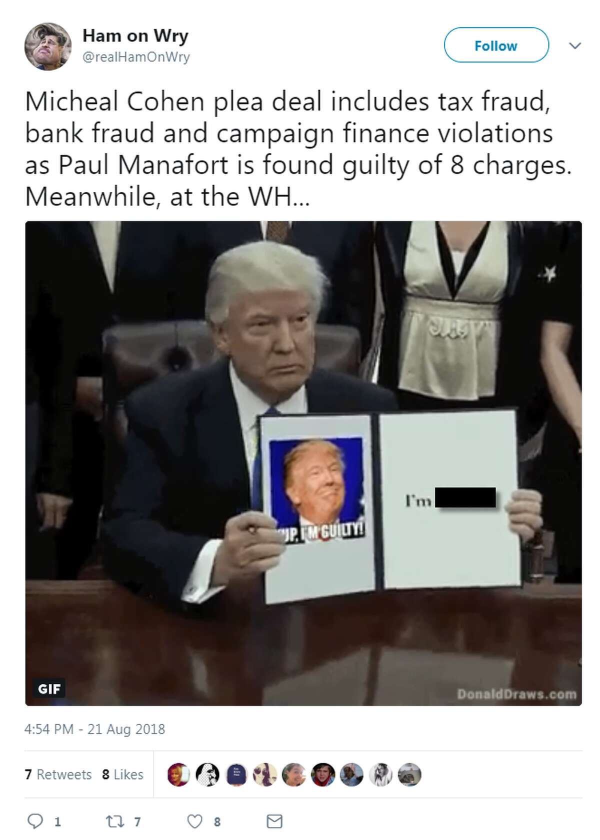 Memes abound following news of guilty verdicts for Paul Manafort ...