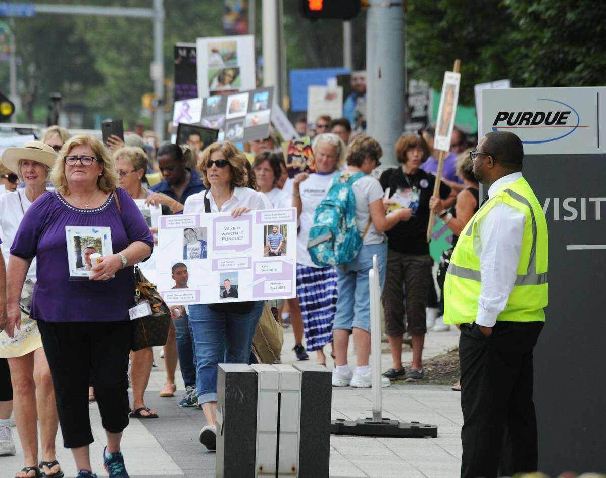 Purdue Pharma grapples with growing protests