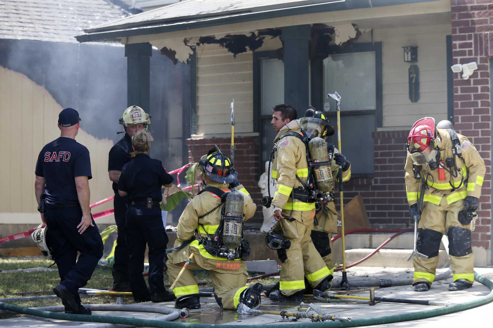 Firefighters tackle swift blaze that struck two Northeast Side homes