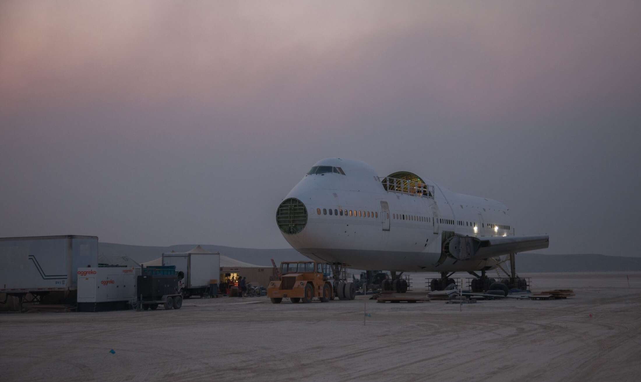 Burning Man art piece made from 747 now a tourist attraction in the ...