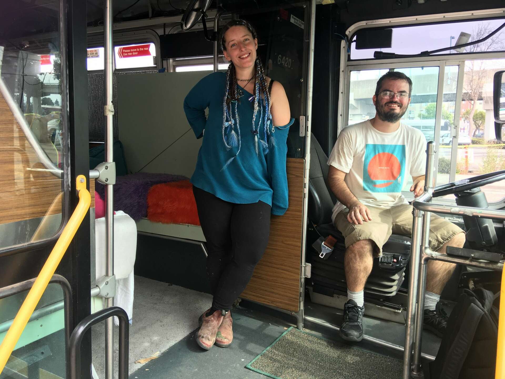 How a 60-ft. Muni bus ended up at Burning Man