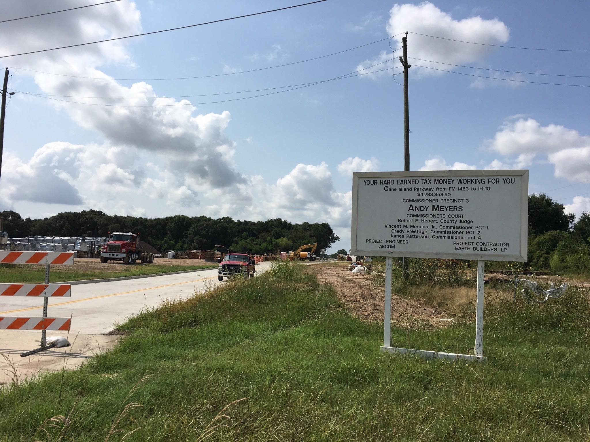 Cane Island Parkway south of I-10 to open Aug. 31