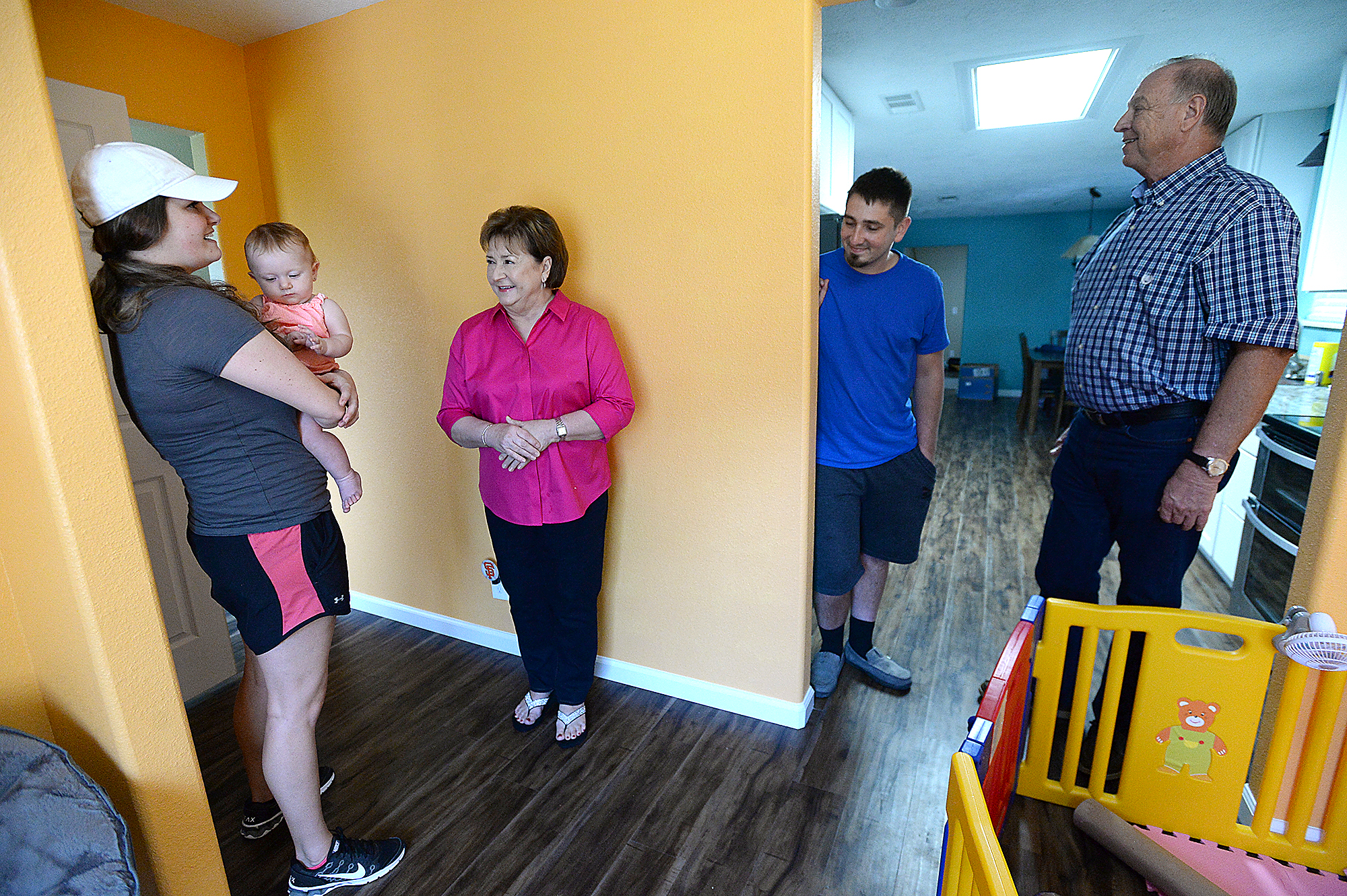 Photos: Harvey home gets new chance with new family