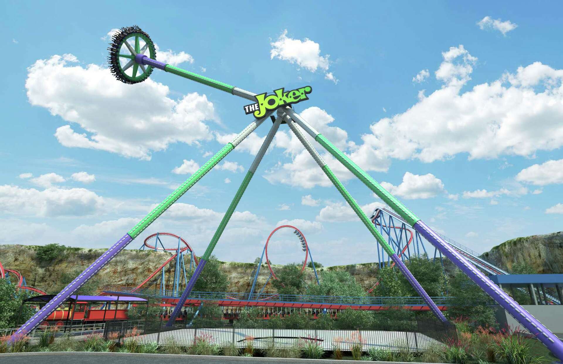 Six Flags Fiesta Texas to open Joker ride in 2019