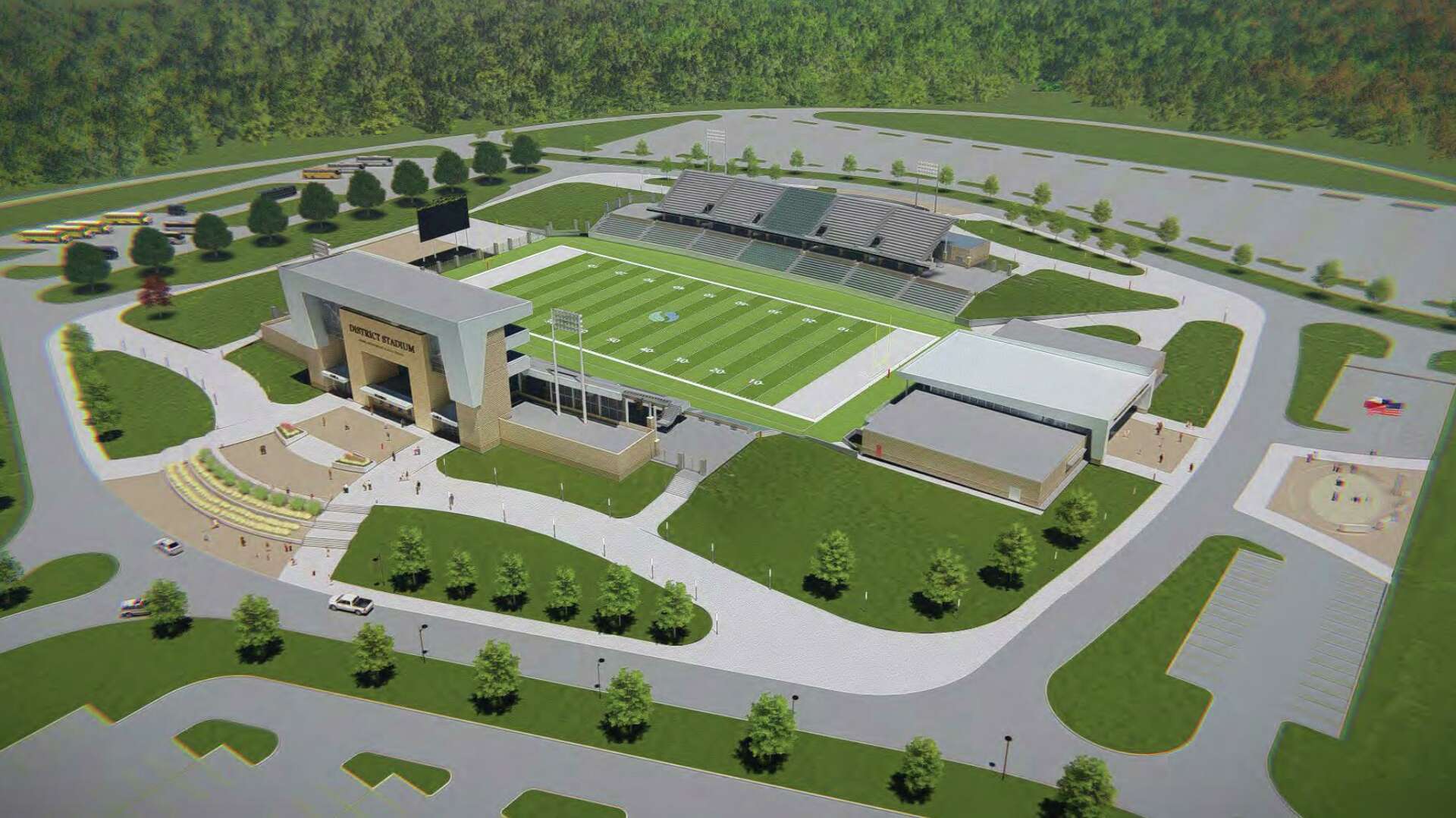 Spring ISD's $39M Planet Ford Stadium set to host first game Oct. 31