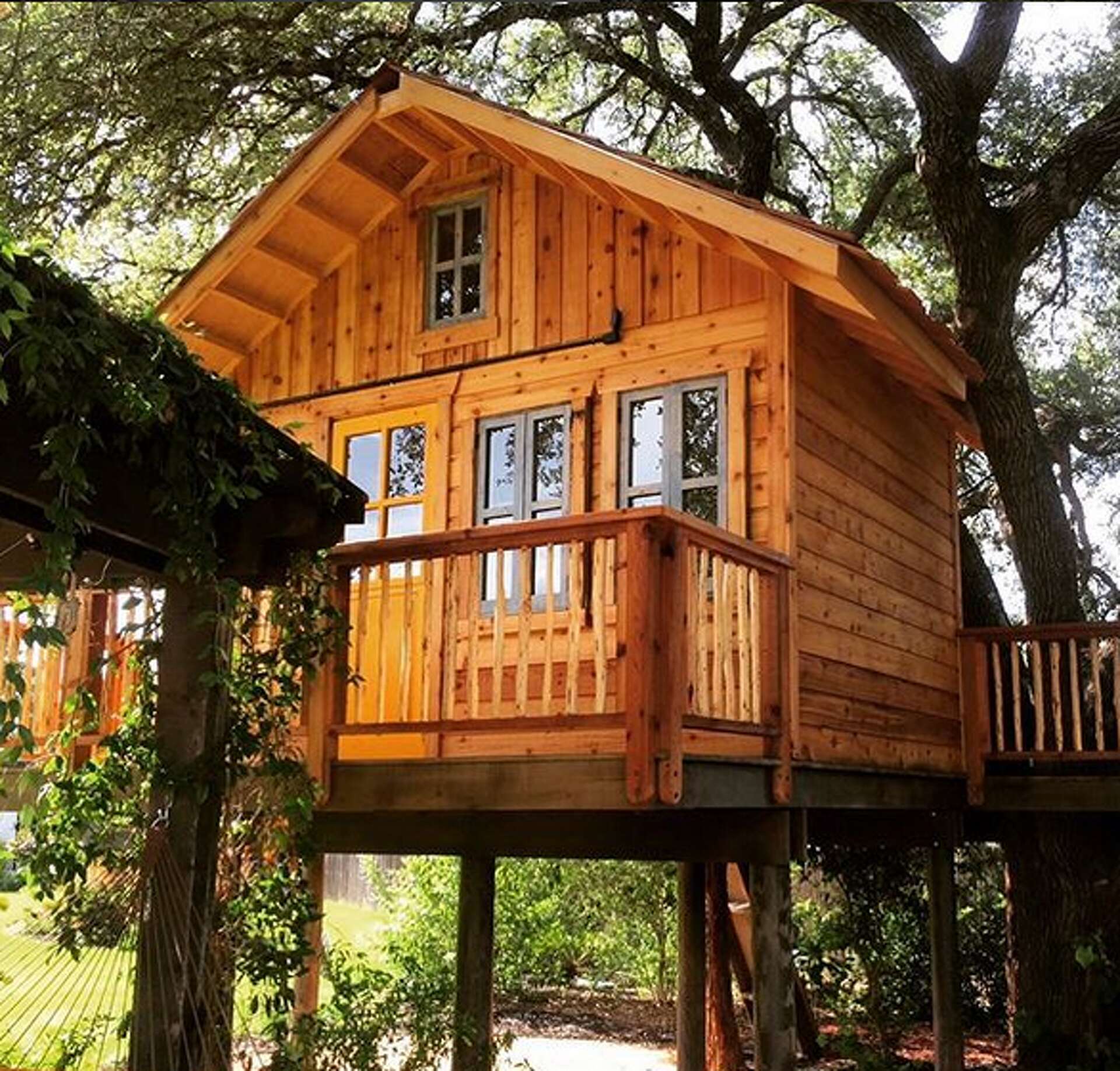 San Antonio-based treehouse builders hanging lavish hangouts in trees