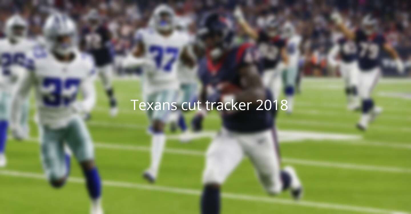 Texans cuts tracker: Braxton Miller, David Quessenberry gone
