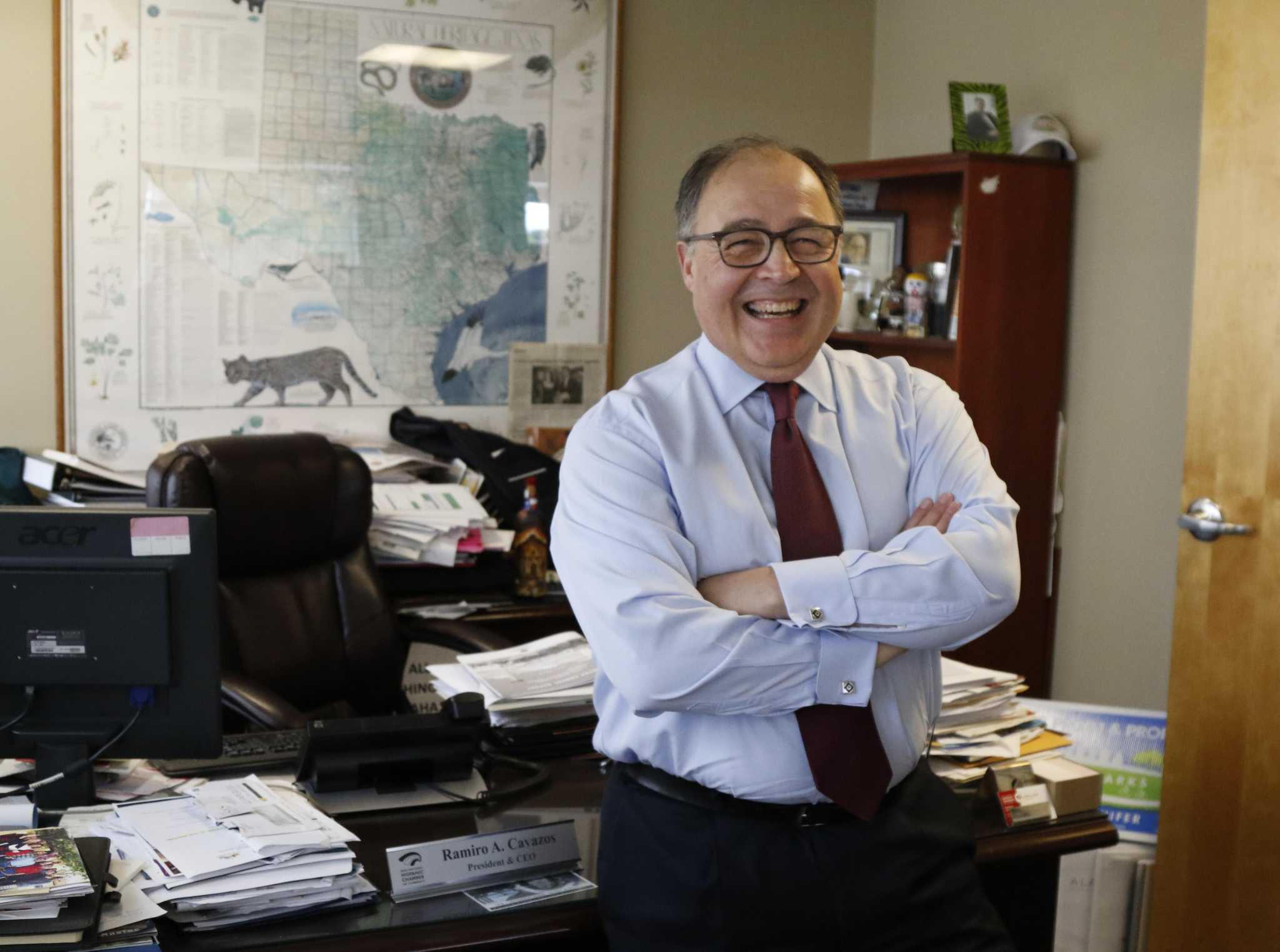 Cavazos leading U.S. Hispanic chamber with a lot of Texas grit