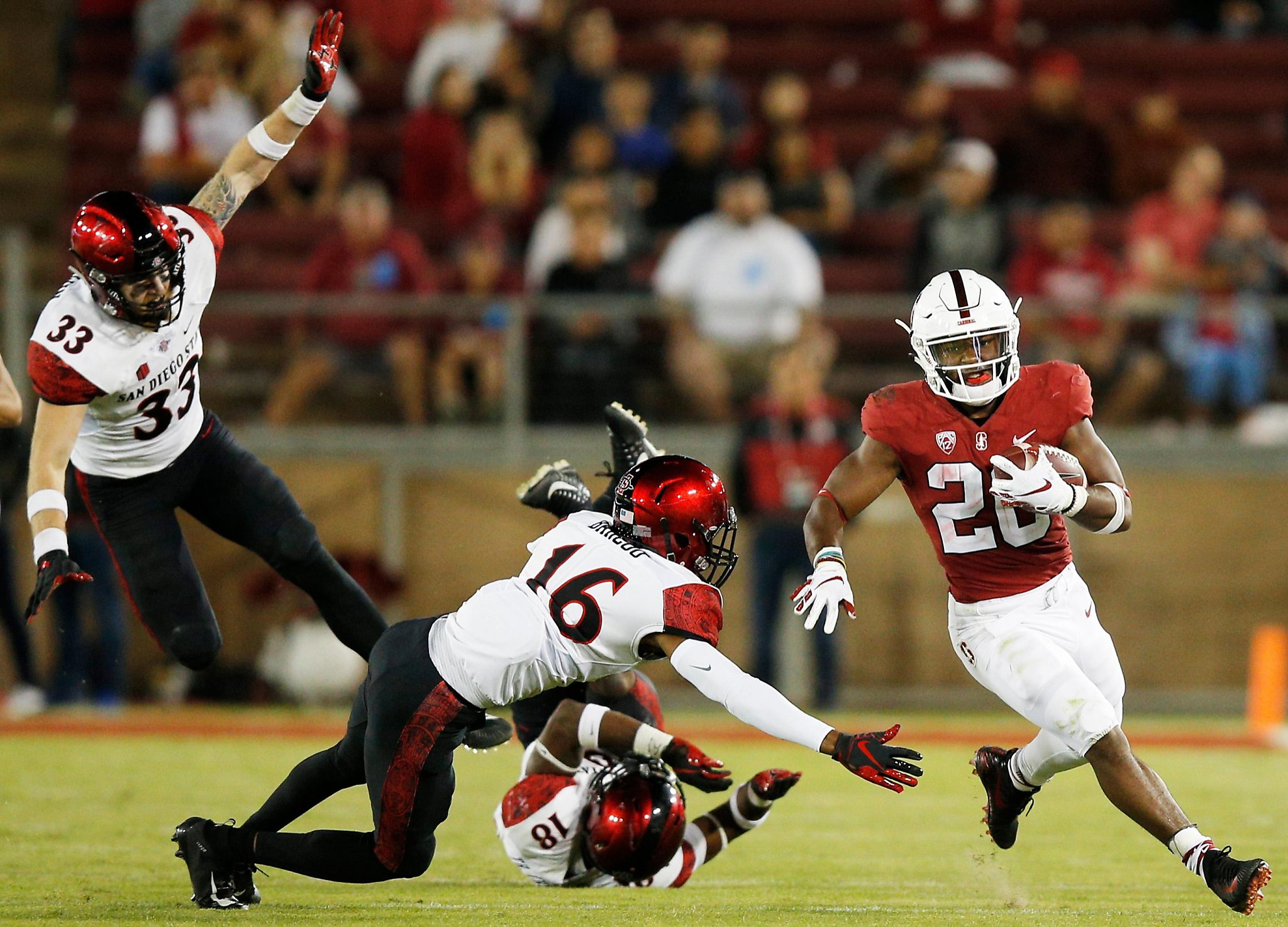 Not much Bryce Love, but JJ Arcega-Whiteside stands tall in Stanford opener