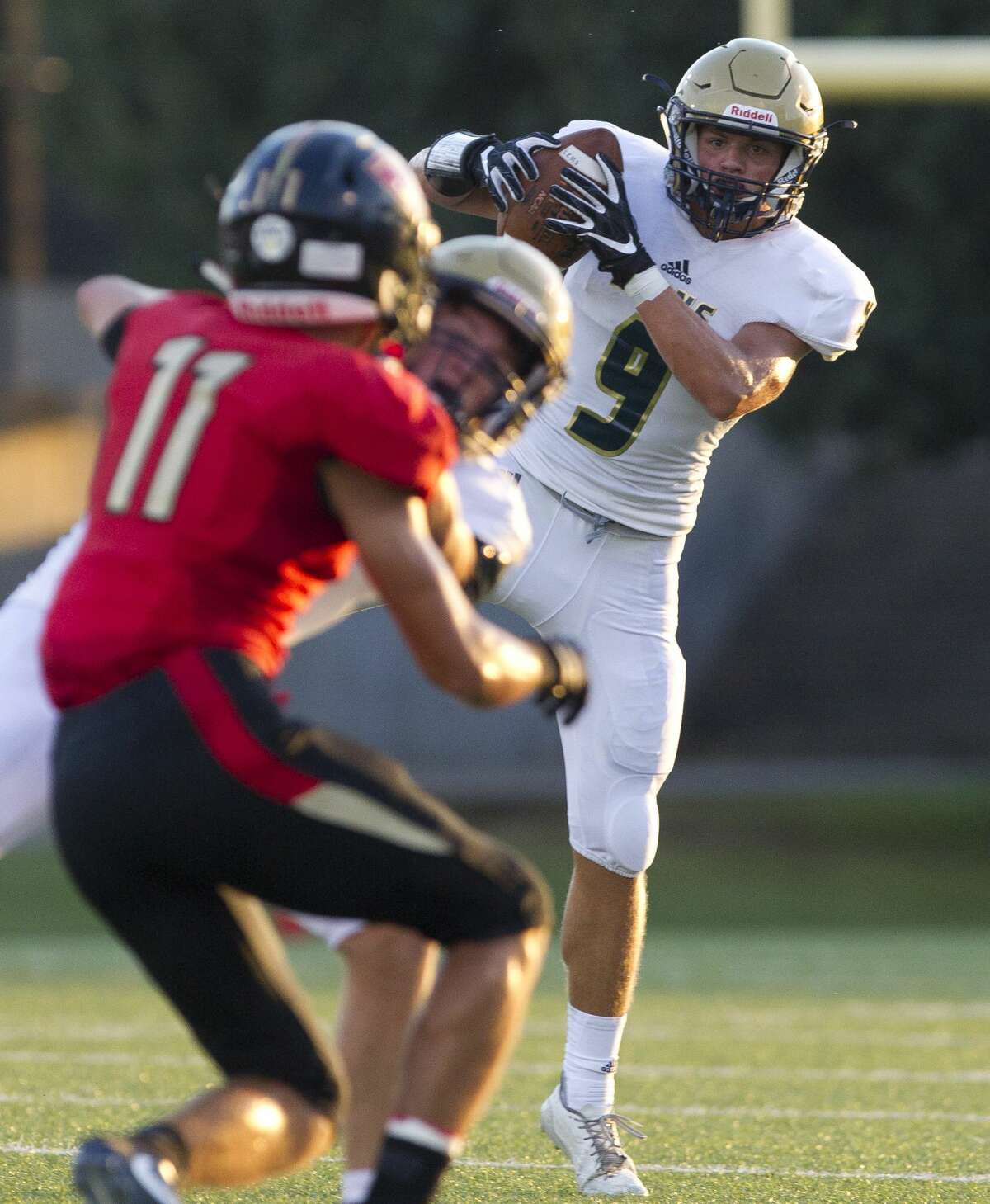 FOOTBALL: Caney Creek pulls away from Lake Creek in second half