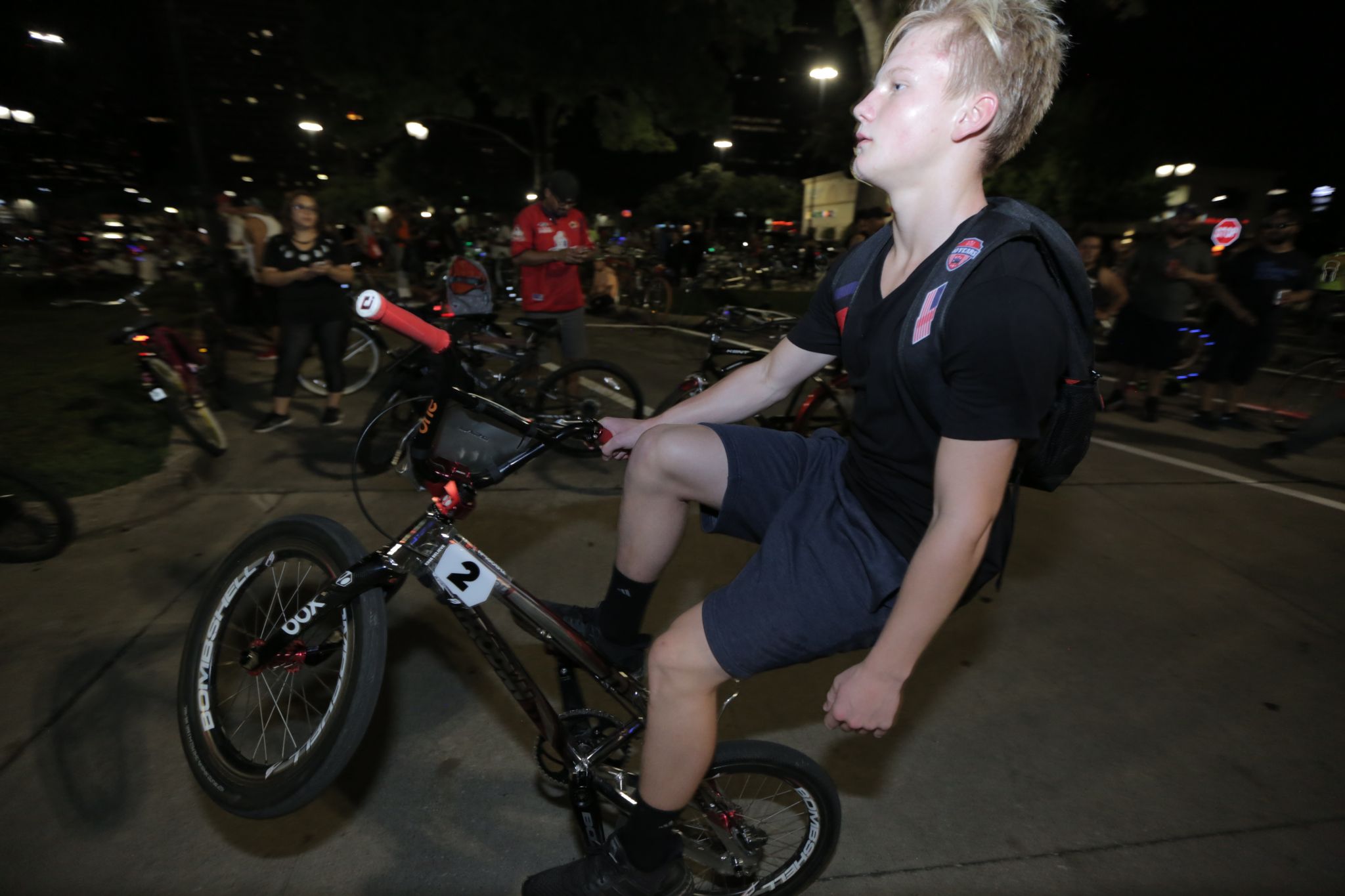 Houston bike riders take over the Houston streets