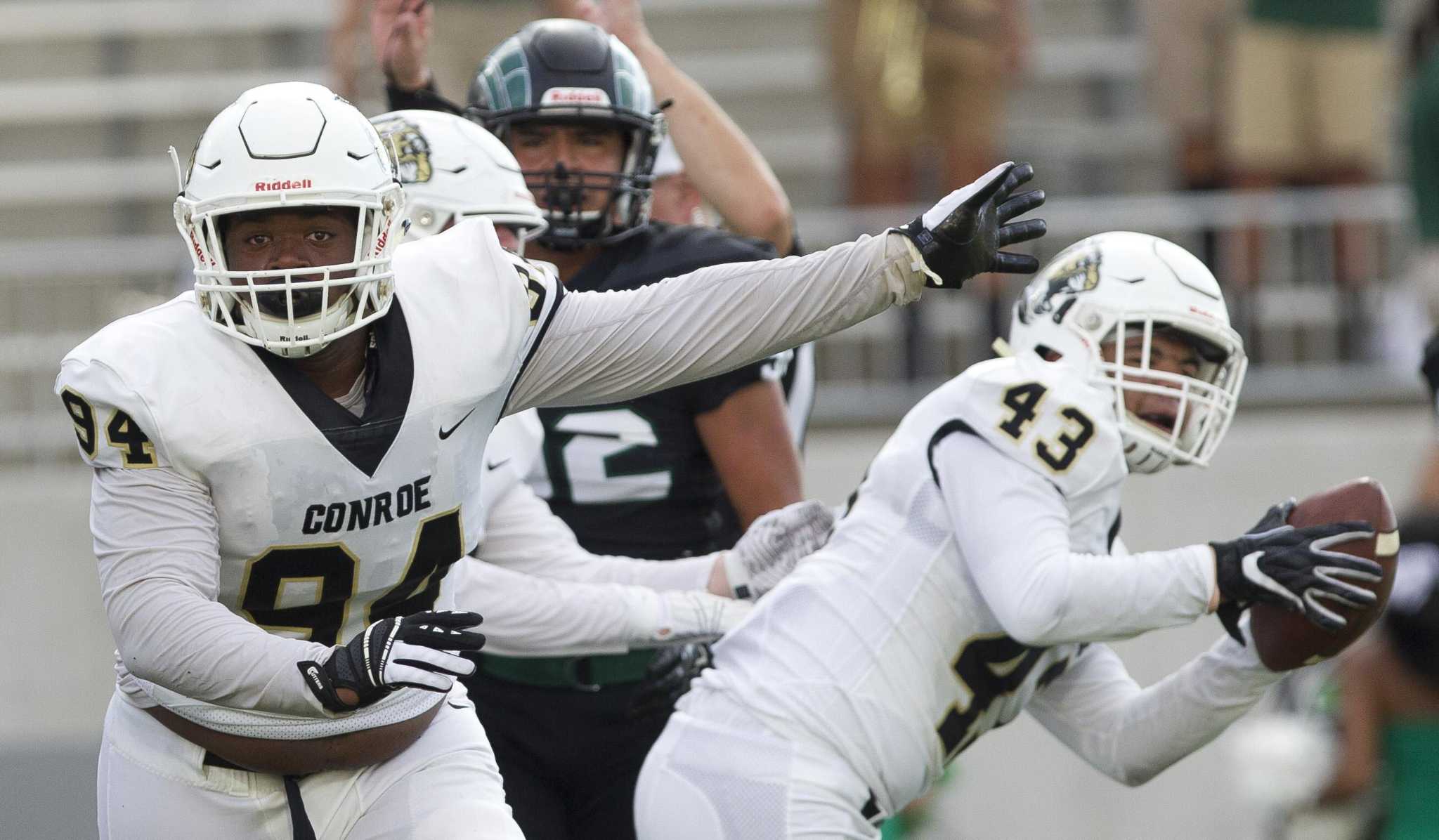 FOOTBALL: Conroe rolls past Mayde Creek as Hardeman era begins