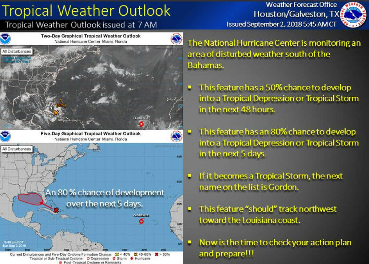 Odds of tropical weather system forming in the Atlantic up to 80%