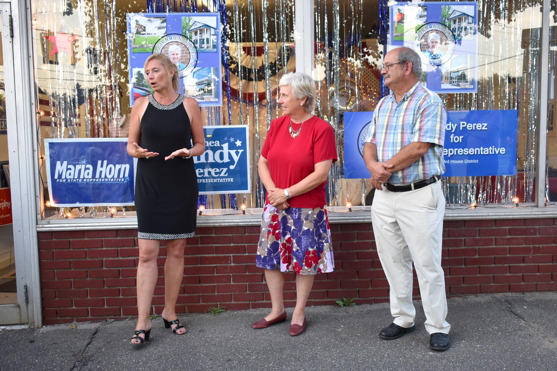 Winsted Democrat Candy Perez opens campaign headquarters for state seat