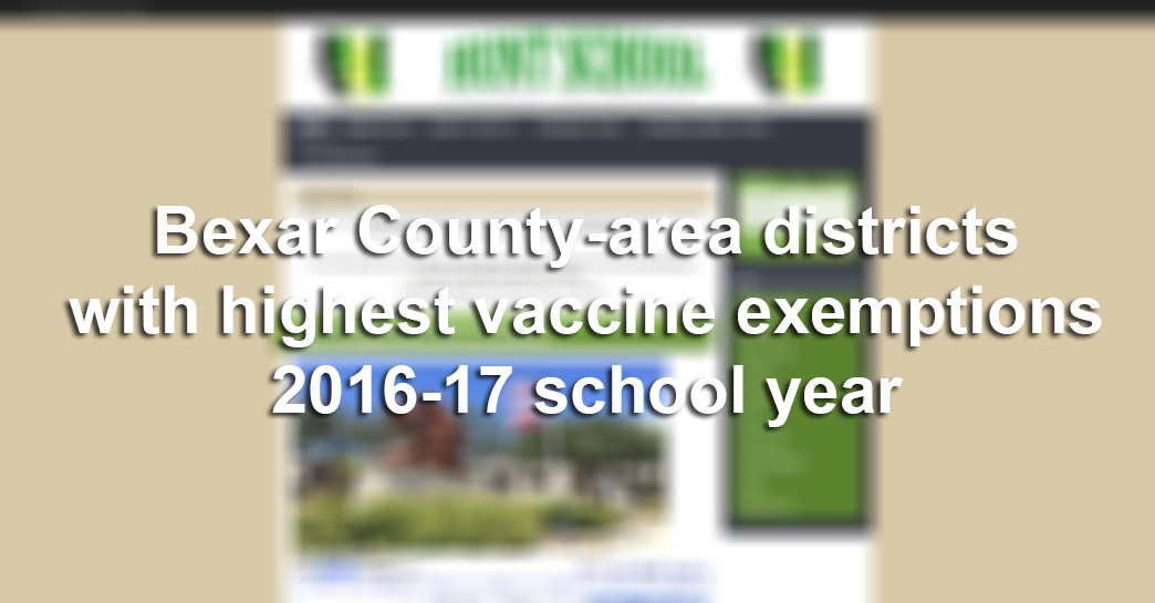 State: Bexar County-area school districts with the highest vaccine ...
