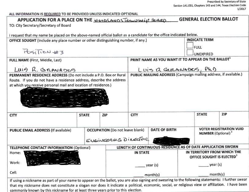 Rejection of candidate from Woodlands board election spurs changes