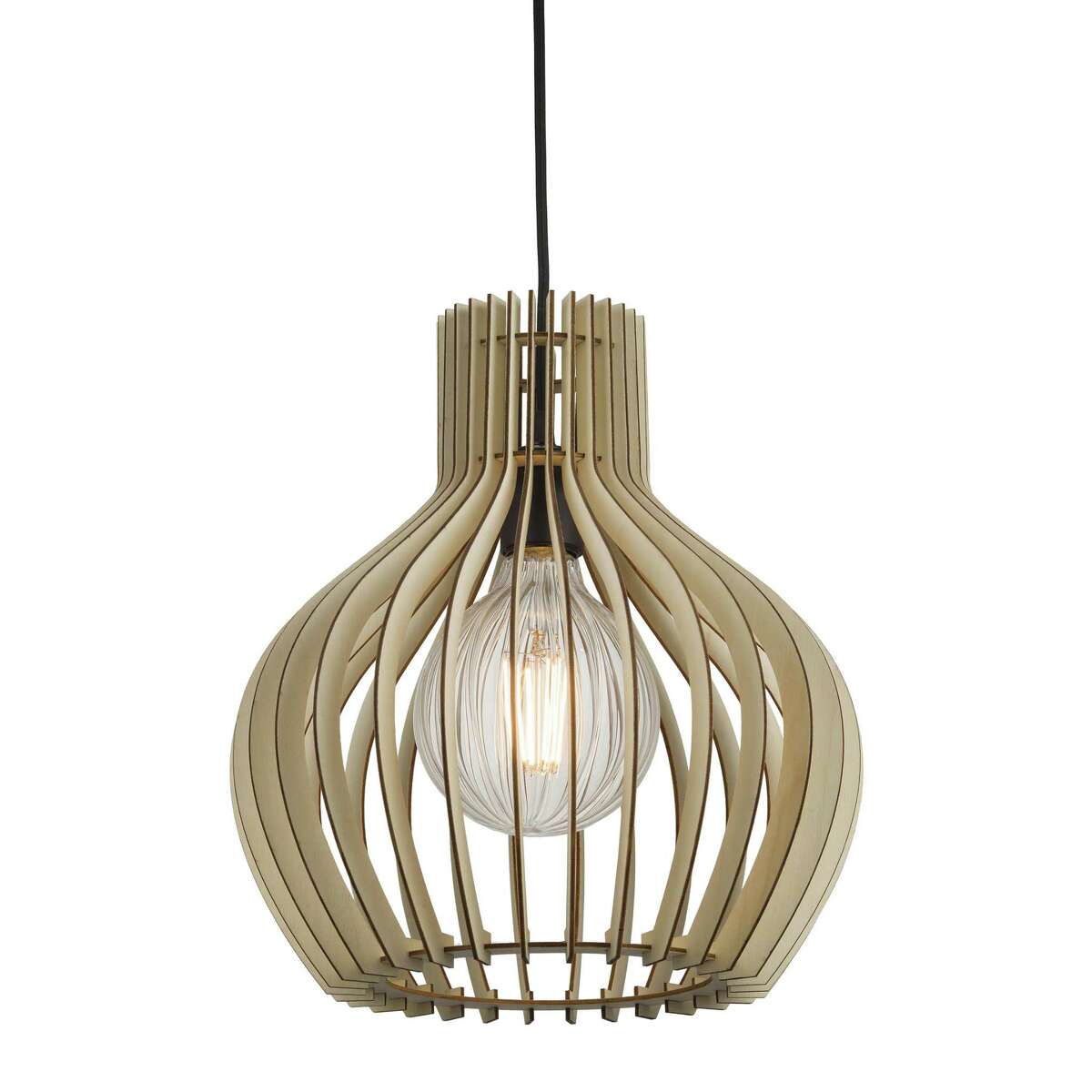On-trend lamps and chandeliers update and brighten the home