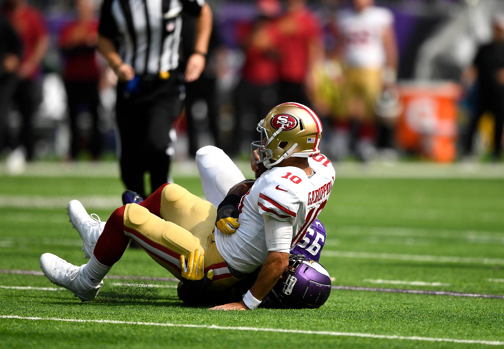 49ers’ game grades for loss against Vikings