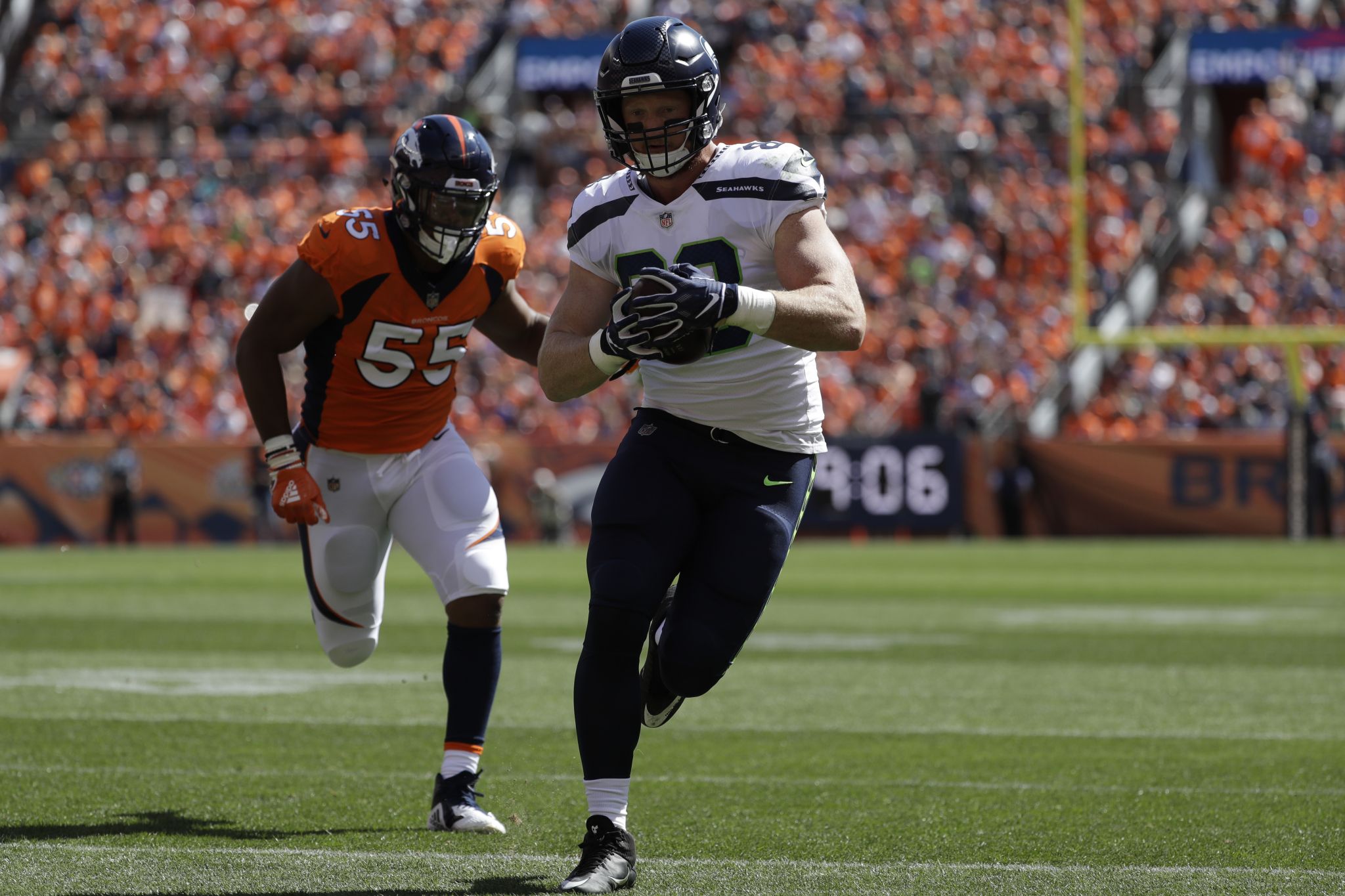 'He picked up right where he left off': Seahawks TE Dissly returning to ...