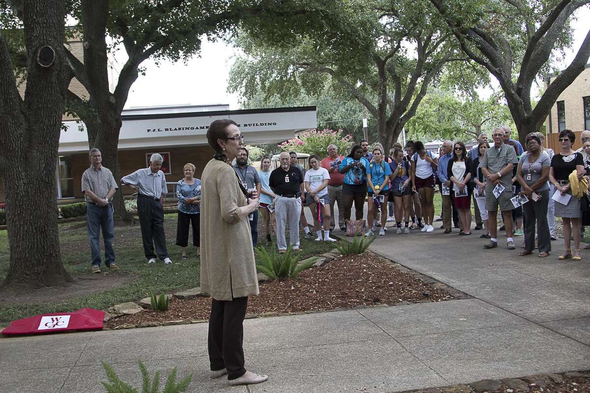 Wharton County Junior College holds memorial tree dedication