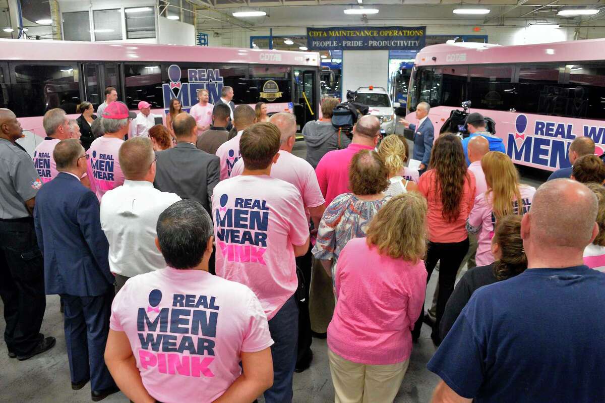 CDTA's pink buses promote breast cancer awareness