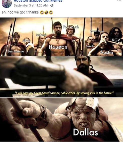 Houston vs. Texas memes