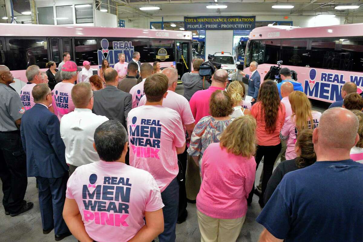 Getting There: Pink buses roll out to raise awareness
