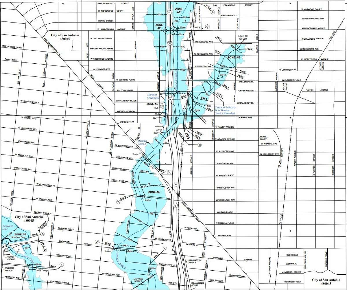 New FEMA maps show areas of San Antonio most likely to flood