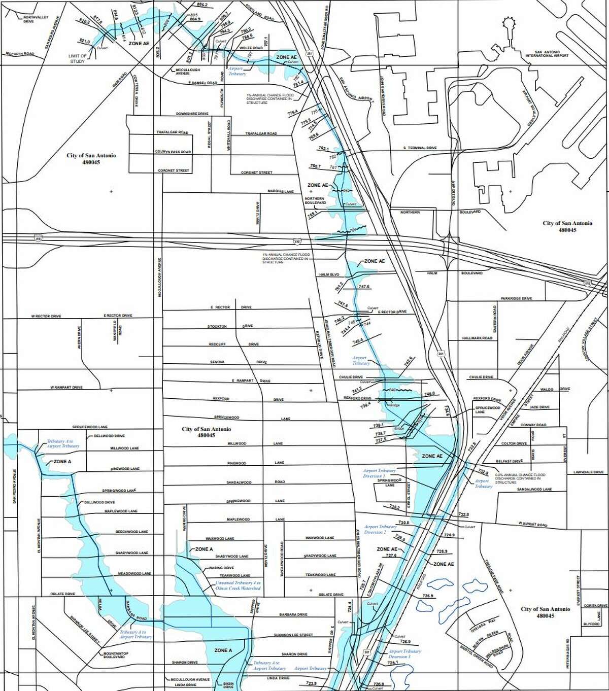 New FEMA maps show areas of San Antonio most likely to flood