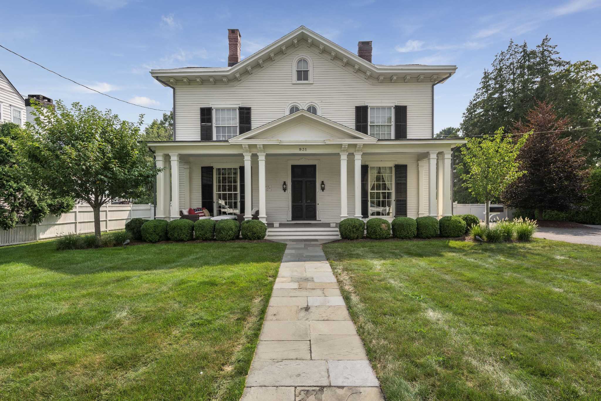 On the Market / In-town landmark 1850 house in Fairfield, bu with pool ...