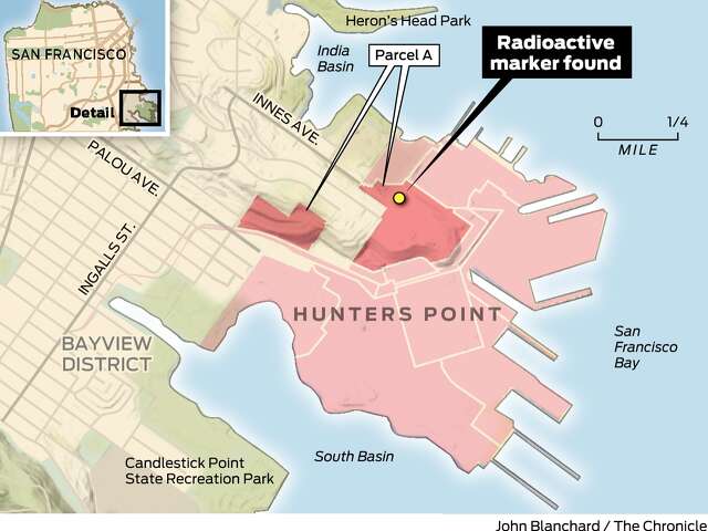Radioactive object found near homes at Hunters Point shipyard