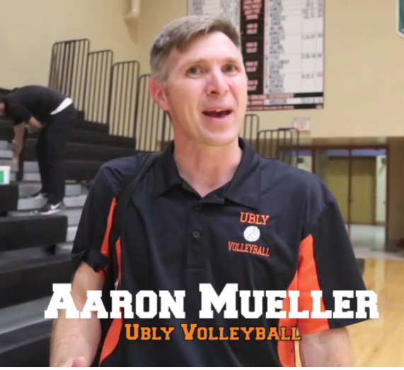 Ubly coach Aaron Mueller after match with Harbor Beach