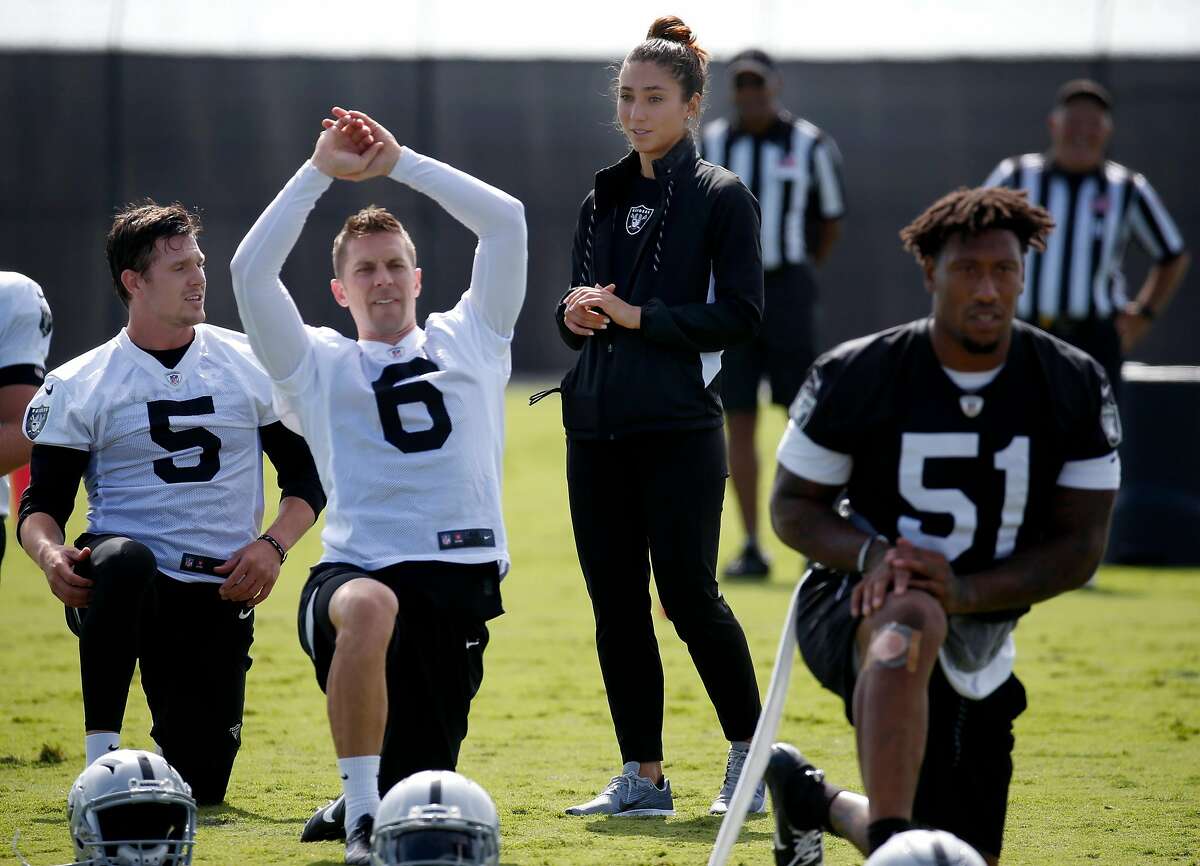 Kelsey Martinez breaks ground as Raiders’ first female assistant coach