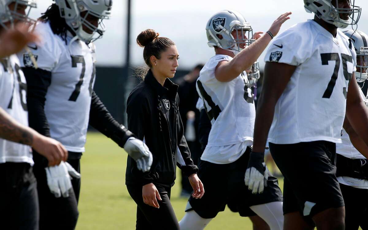 Kelsey Martinez breaks ground as Raiders’ first female assistant coach