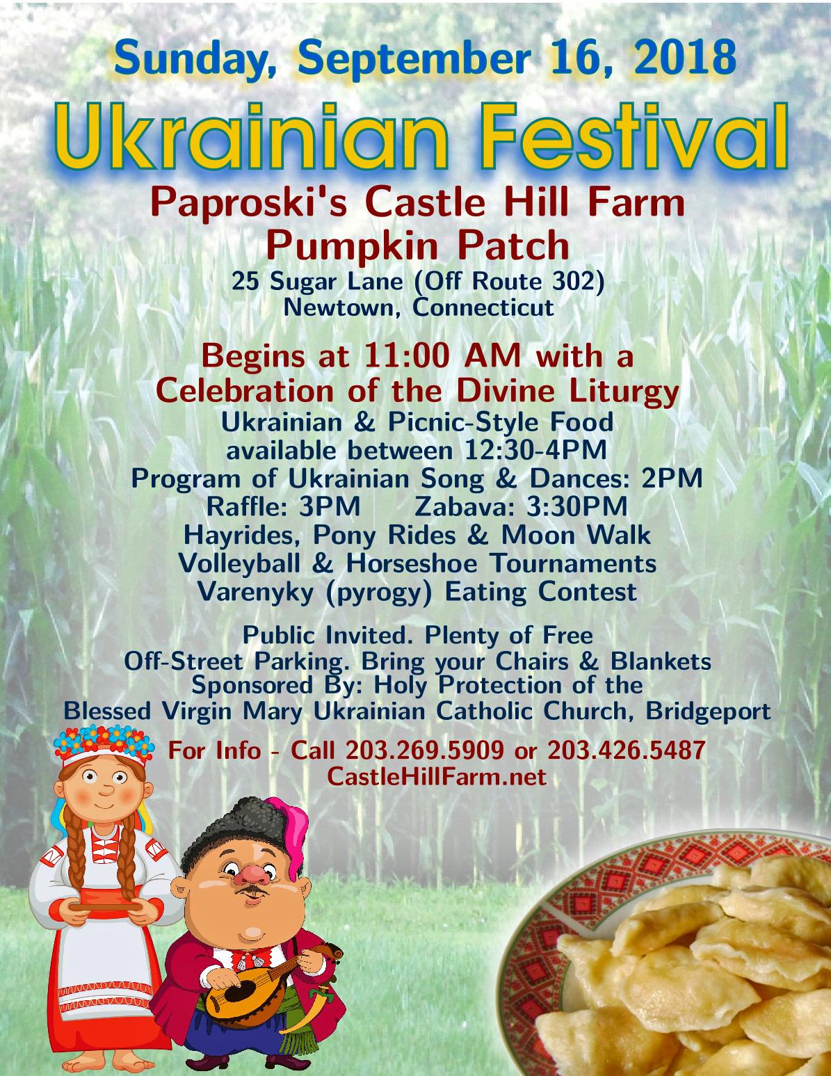 Ukrainian Festival planned for Sunday in Newtown
