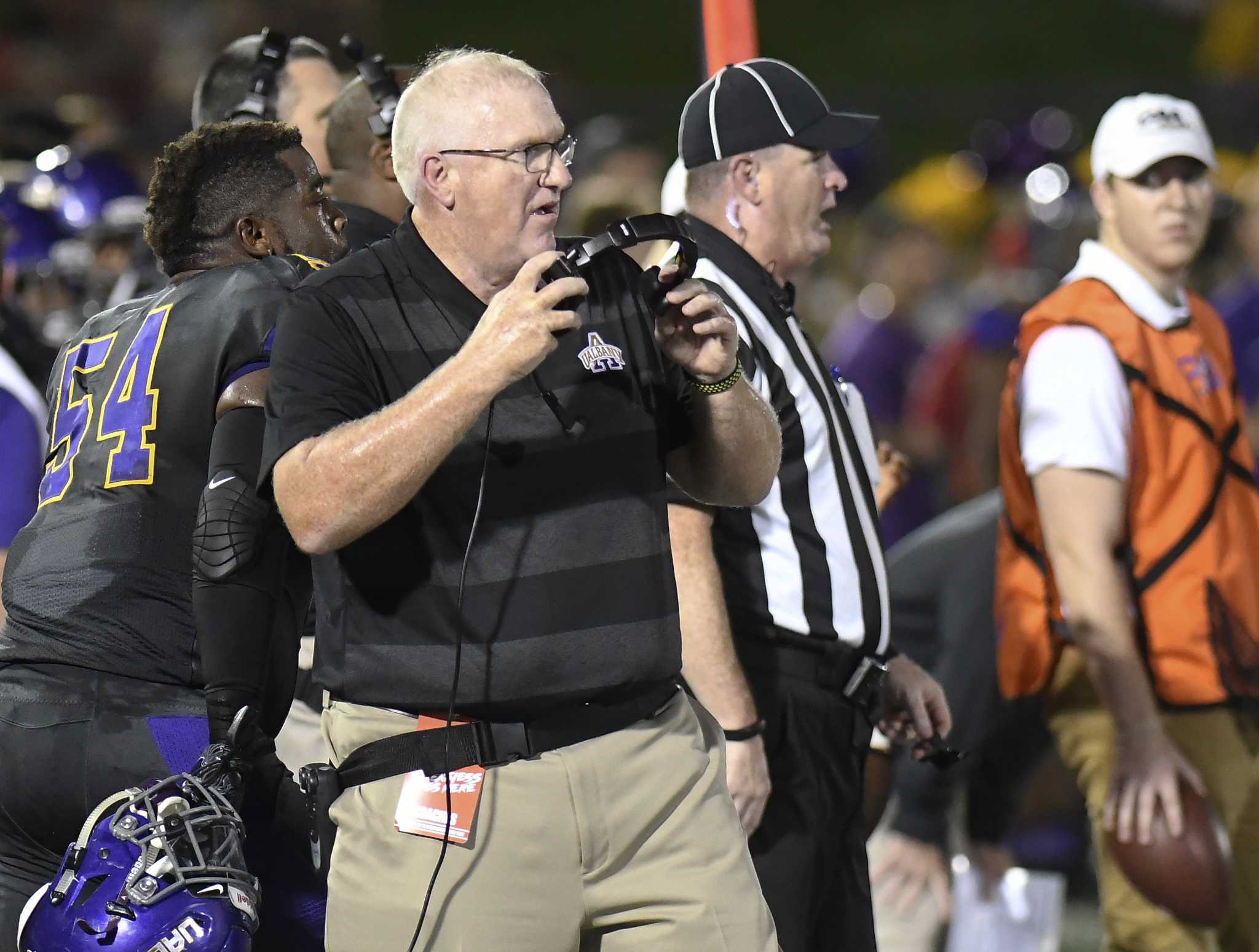 UAlbany football coach adjusts to new normal