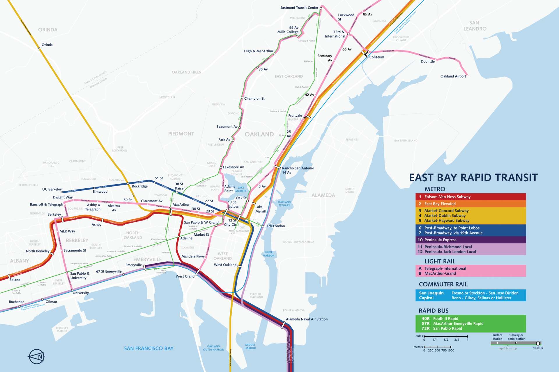 Imaginative maps show what Bay Area transit could look like in 2050
