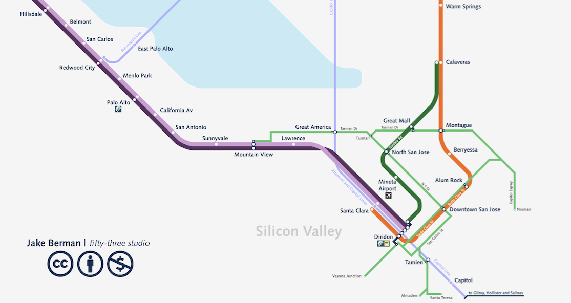Imaginative maps show what Bay Area transit could look like in 2050