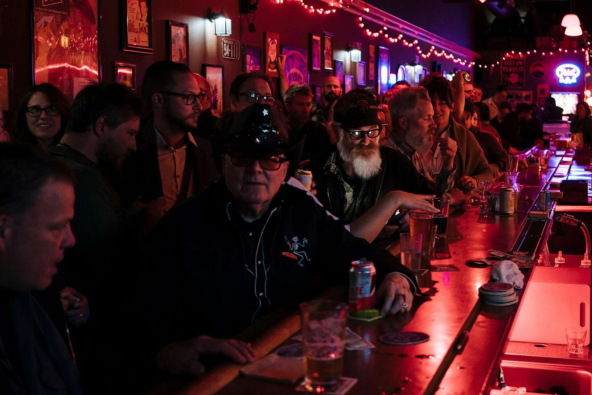 At long last, the famously contested Doc’s Clock sign lights up again