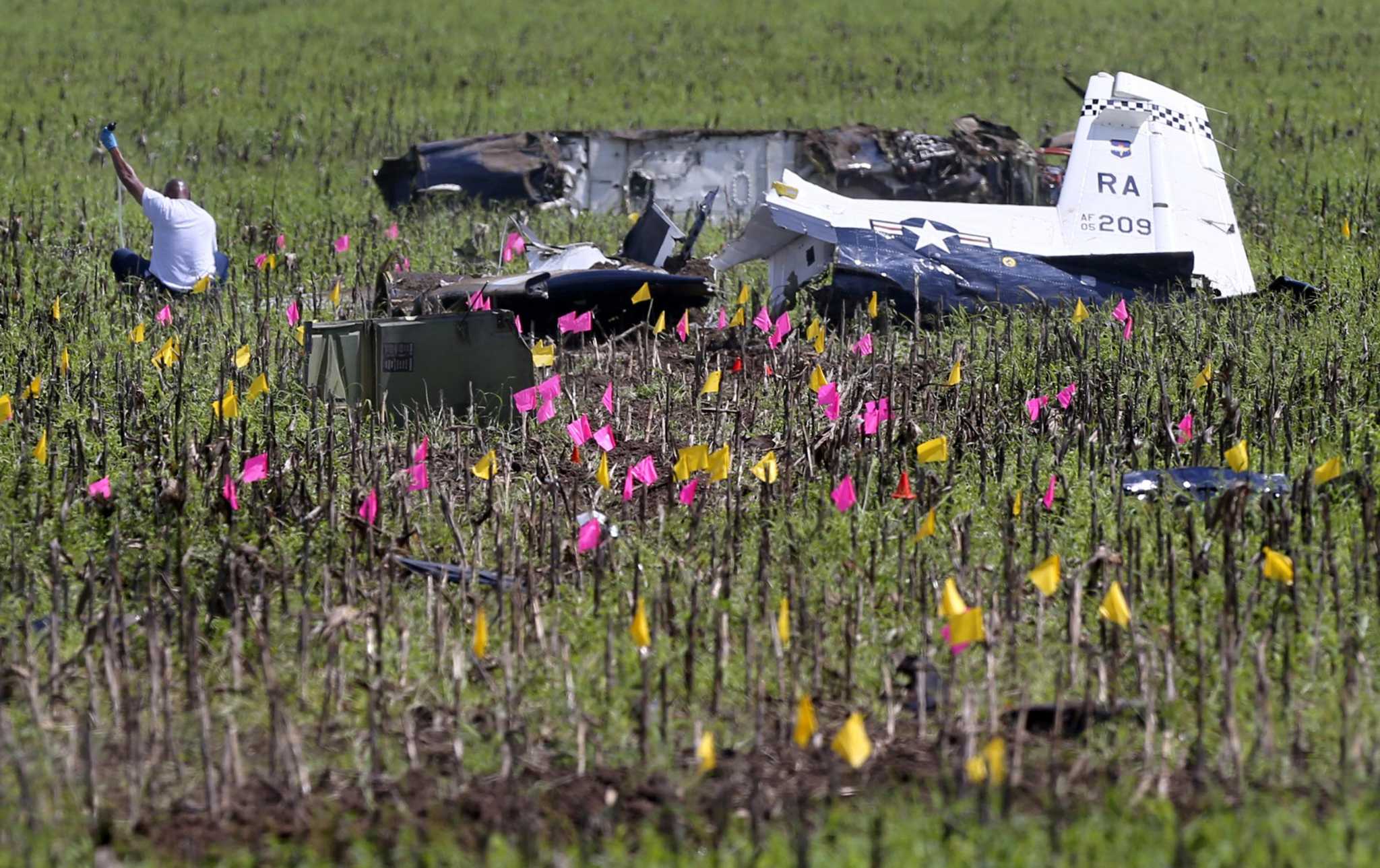Air Force says engine failure likely caused North Side crash