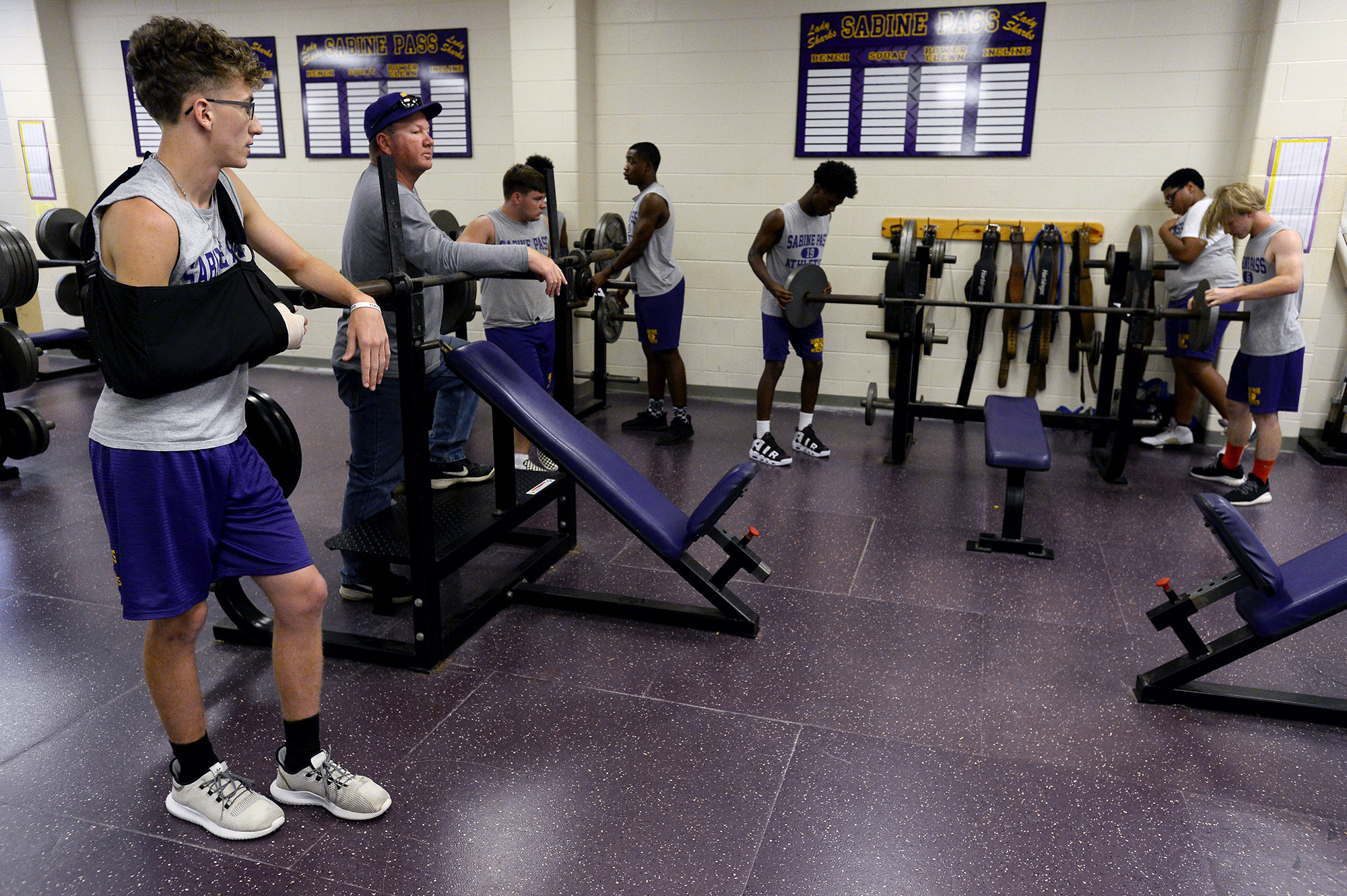 Watch: Texans invite Sabine Pass players, coaches to game
