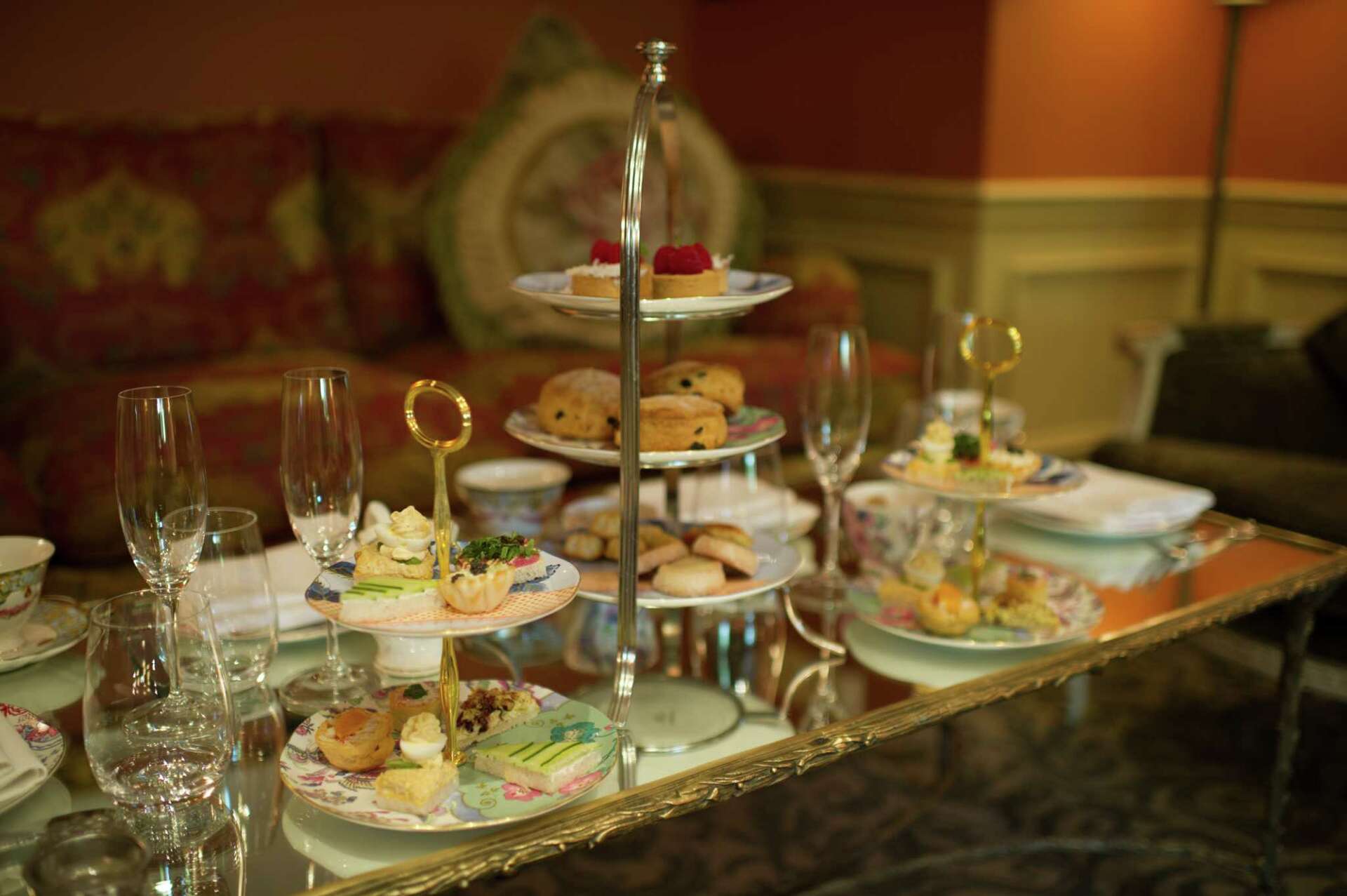Where to find proper afternoon tea service in Houston