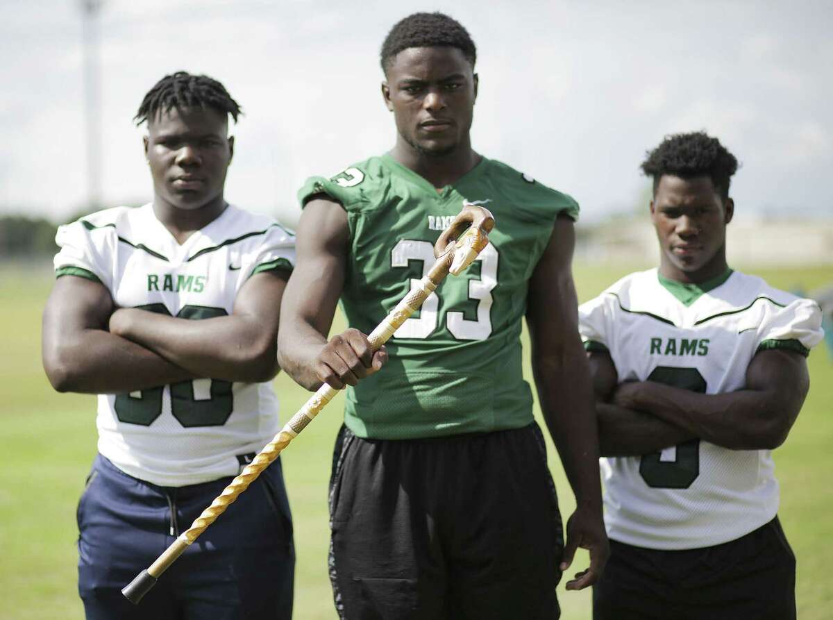Local high school players embrace turnover canes and chains