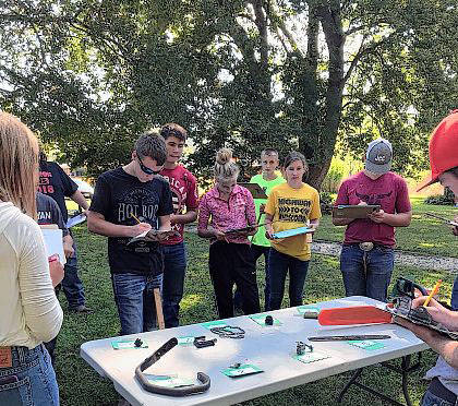 FFA students test forestry skills
