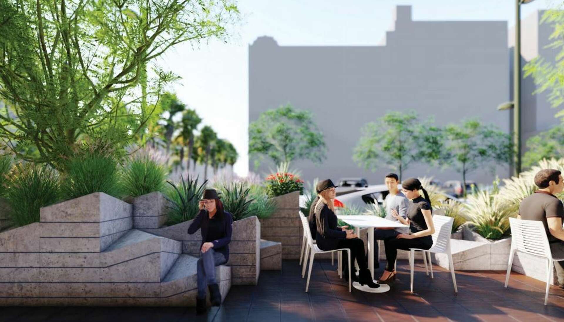 New 'parklet' downtown will replace parking spots on Jefferson Street