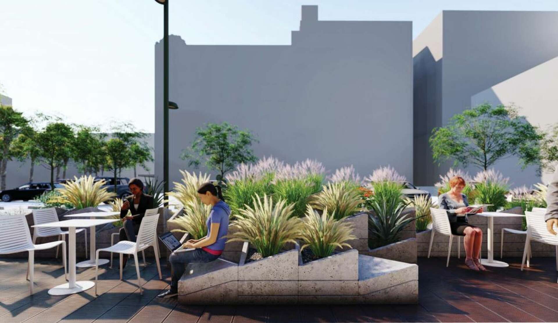 New 'parklet' downtown will replace parking spots on Jefferson Street