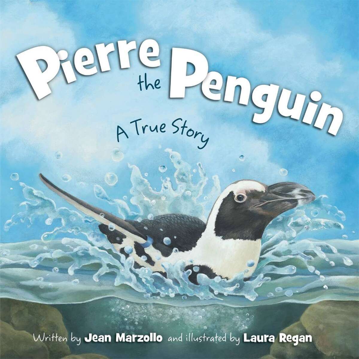 Author Jean Marzello signs 'Pierre the Penguin' book at Maritime Aquarium