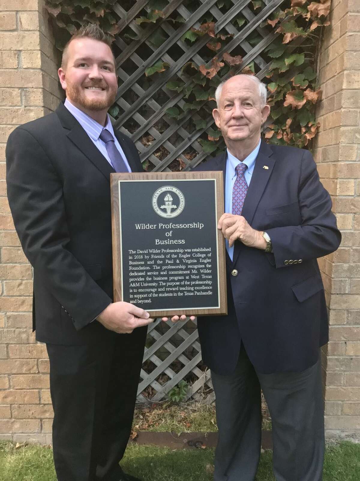 WTAMU professorship named after former Plainview bank executive