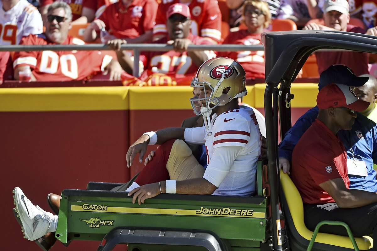 49ers’ Jimmy Garoppolo has torn ACL, season is over